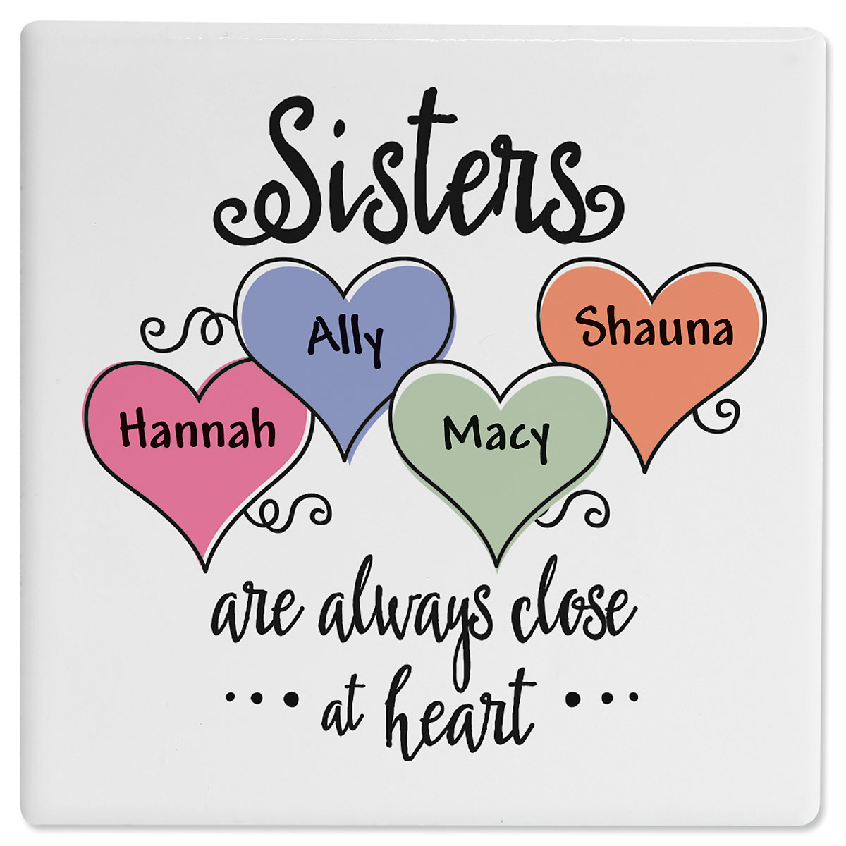 Sisters Heart - 4 Names | Current Catalog