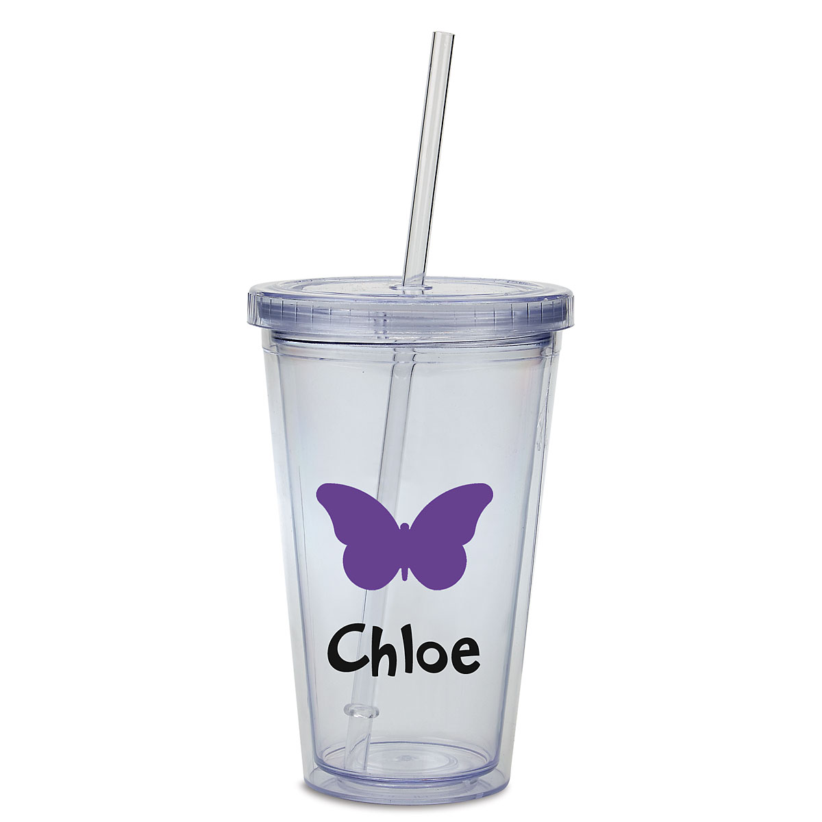 Butterfly Acrylic Personalized Beverage Cup | Current Catalog