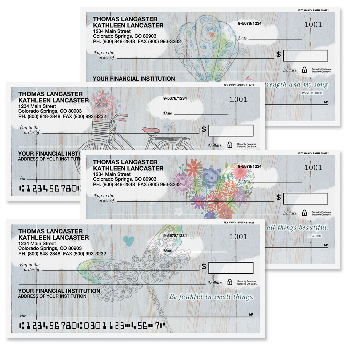 Fly Away Duplicate Checks | Current Catalog