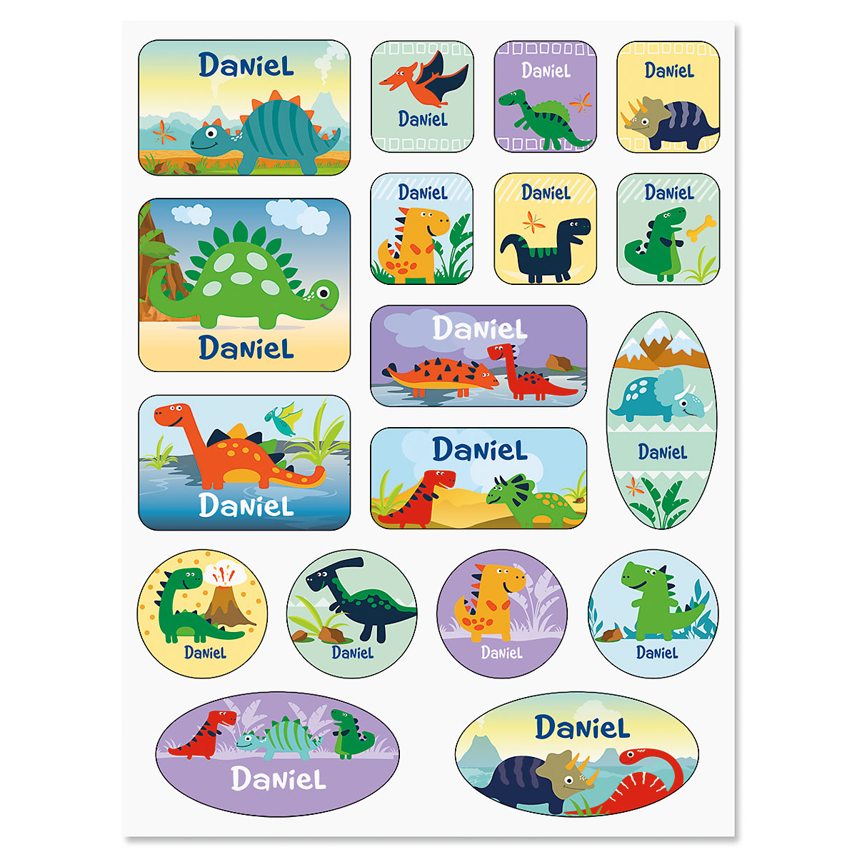 Dinosaur Personalized Stickers | Current Catalog