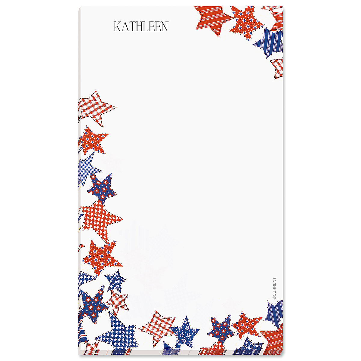Patriotic Personalized Note Pad | Current Catalog