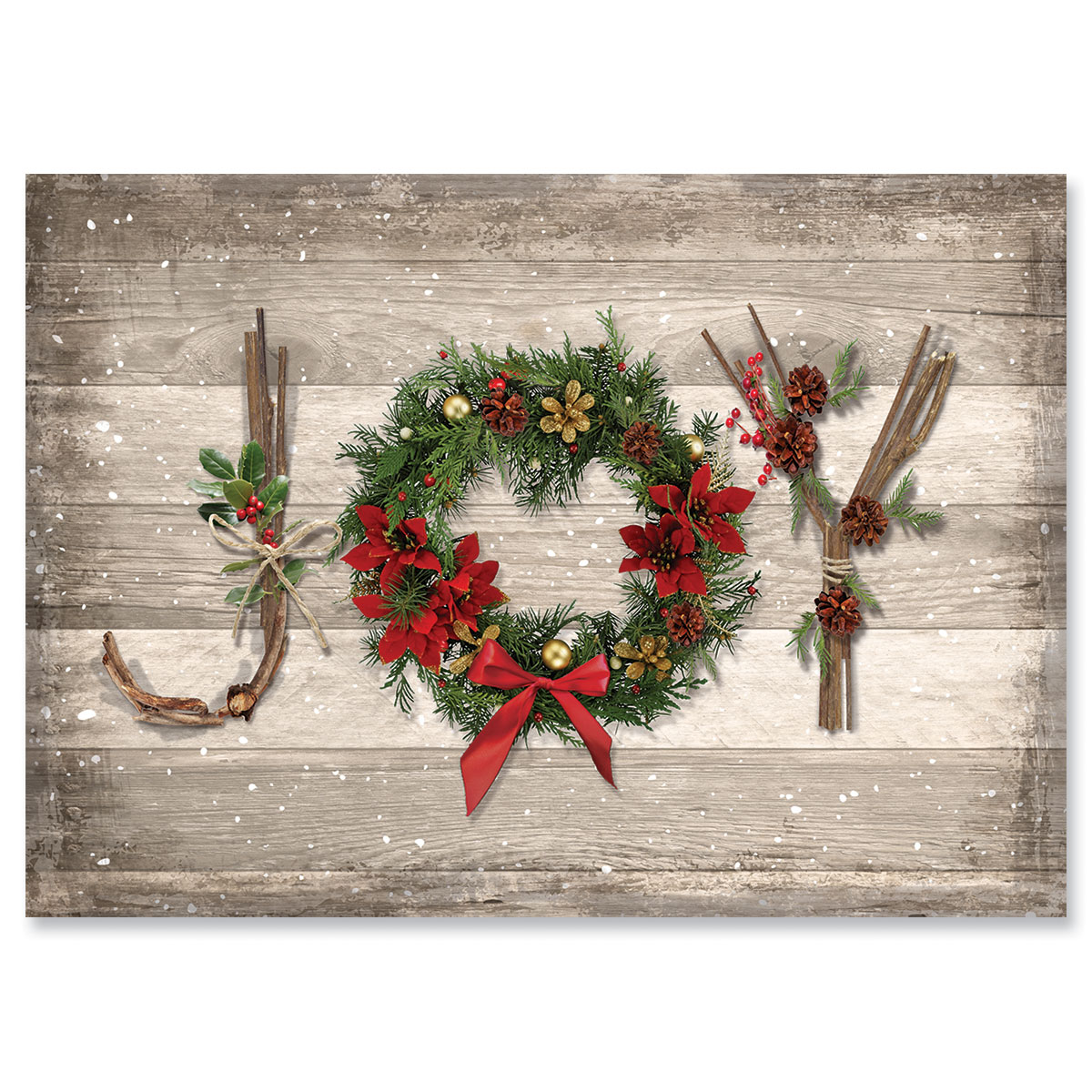 Rustic Joy Religious Christmas Cards | Current Catalog