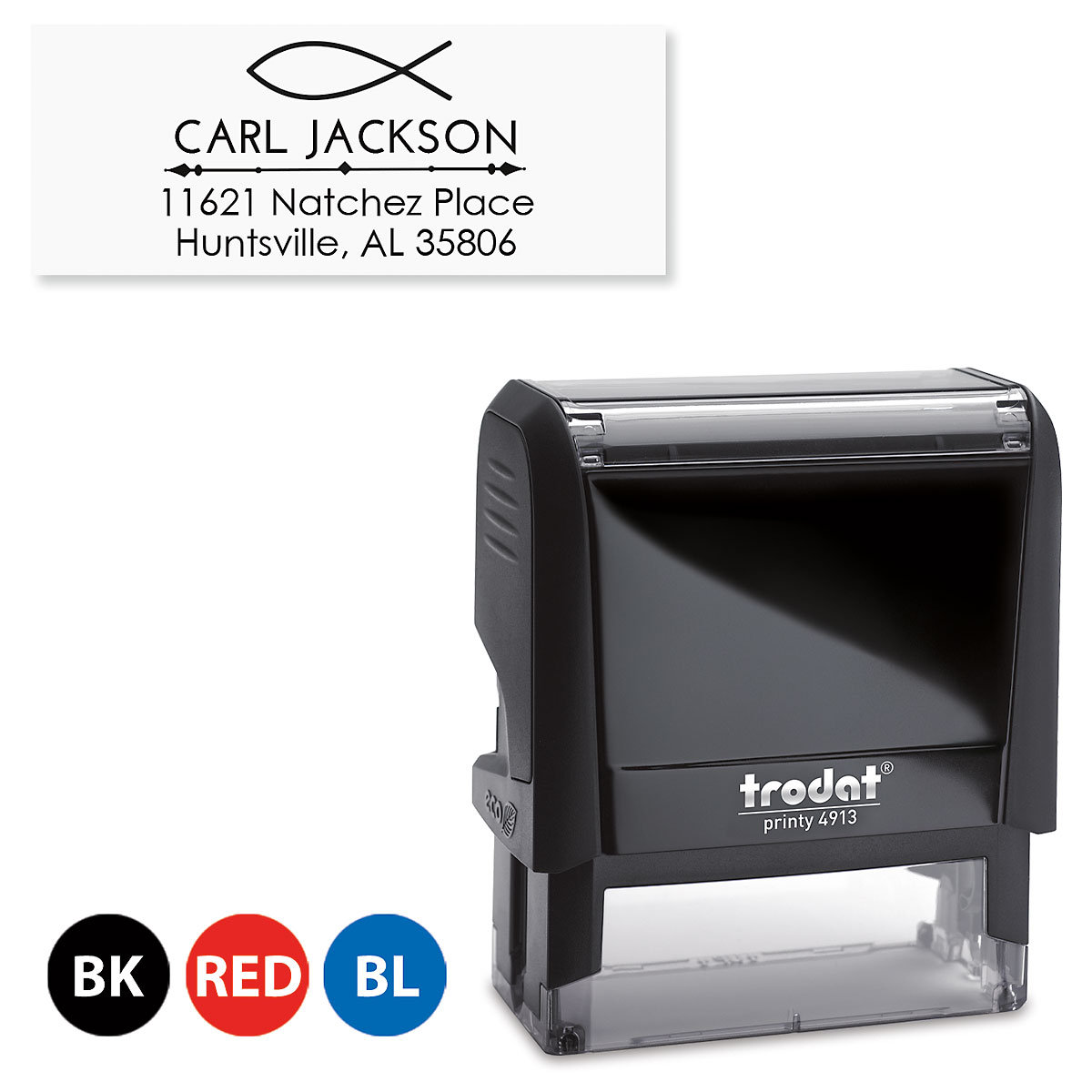 Faith Fish Self Inking Stamp | Current Catalog