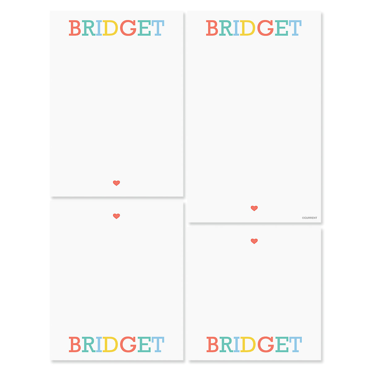 Alphabet Personalized Notepad Set 619985 | Current Catalog