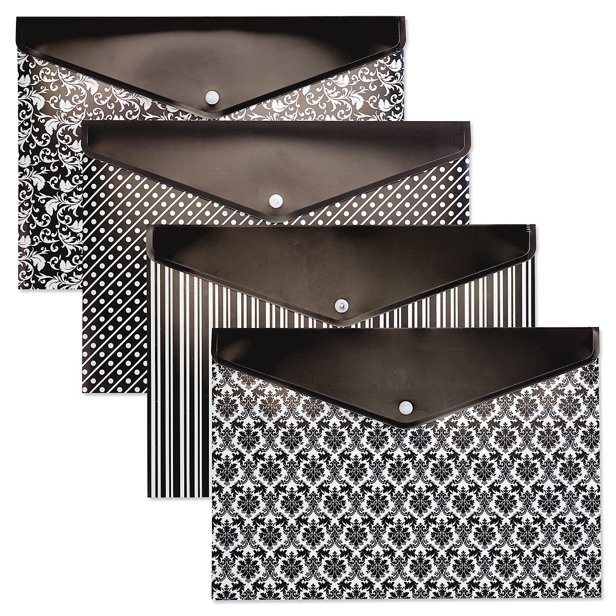 Black Elegance Snap Folders | Current Catalog