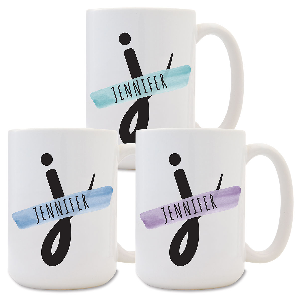 Large Personalized Initial Mug | Current Catalog