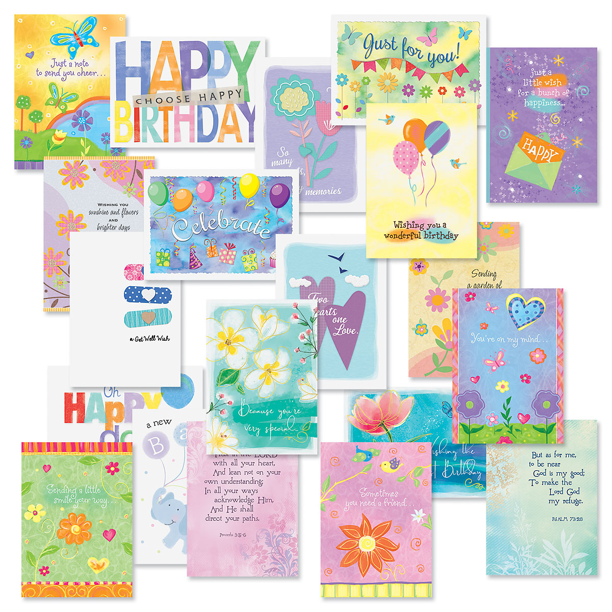 Pastel Wishes with Seals Cards Value Pack | Current Catalog