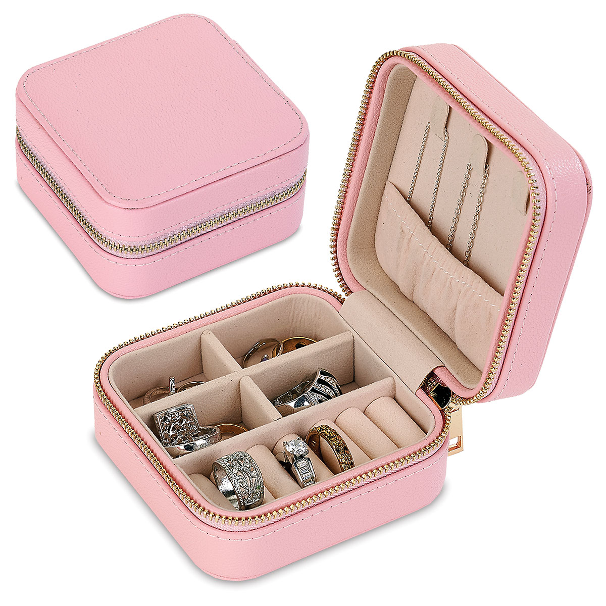 Pink Travel Jewelry Box | Current Catalog