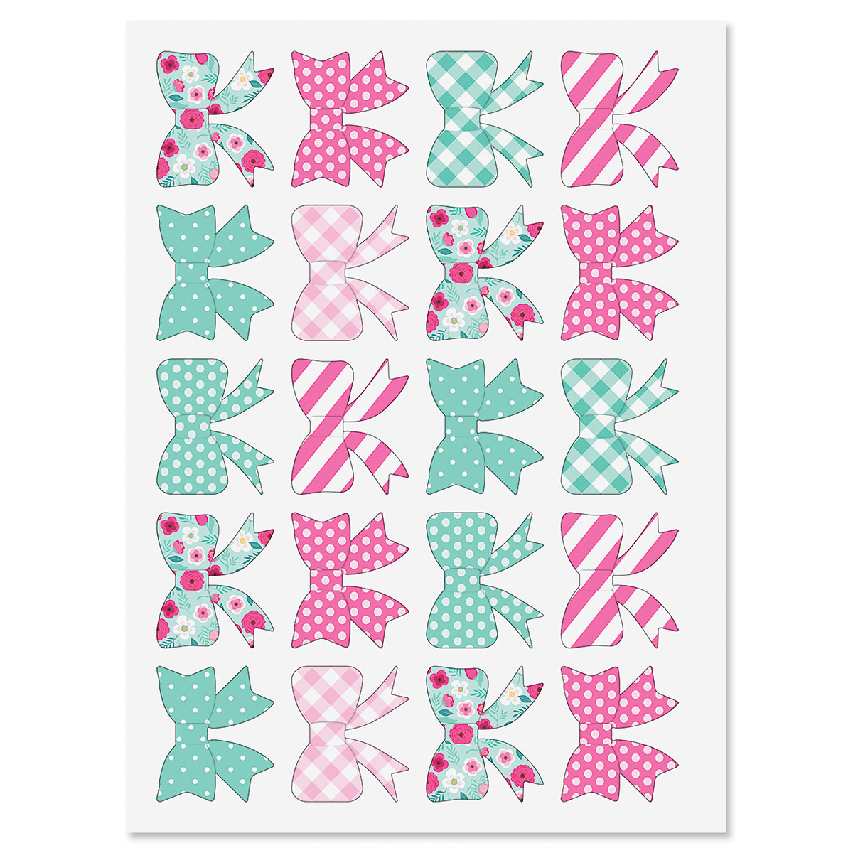 Spring Bow Stickers | Current Catalog