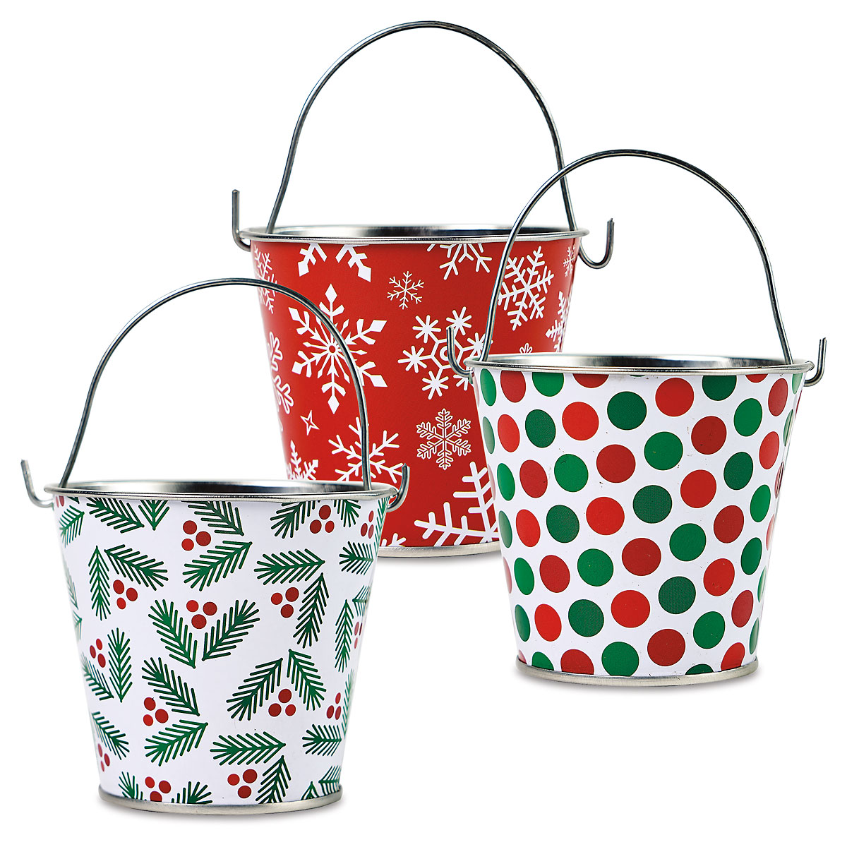 Christmas Mini Pails - Set of 12 | Current Catalog