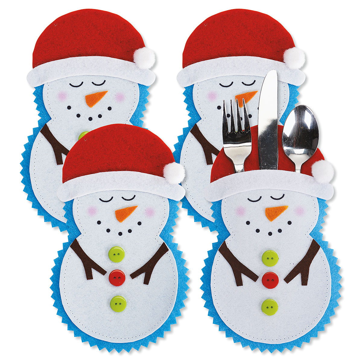 Snowman Flatware Holders | Current Catalog