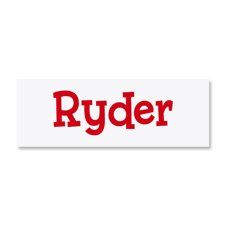 Red Serif Self-Inking Stamp | Current Catalog