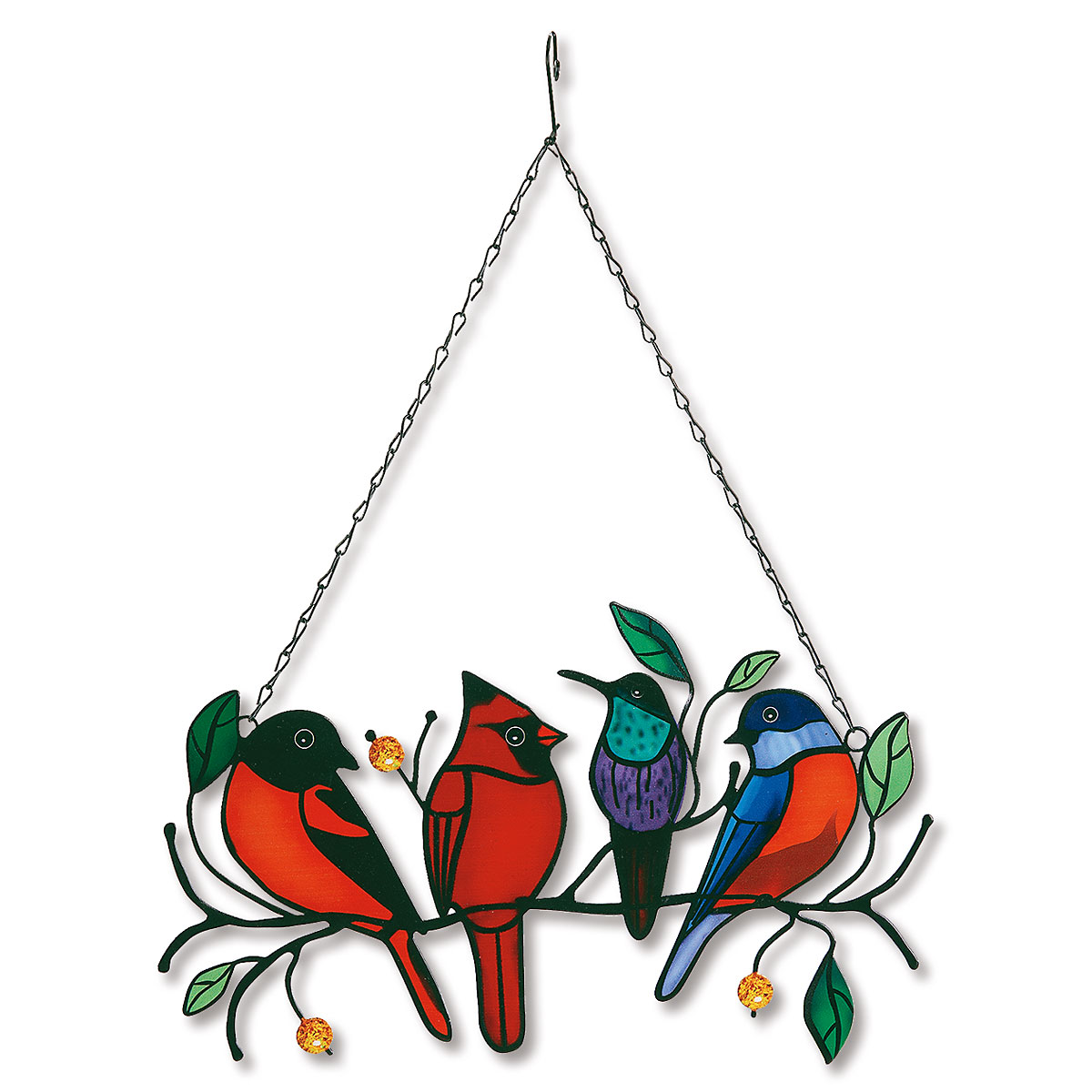 Winter Birds Hanging Metal Decoration | Current Catalog