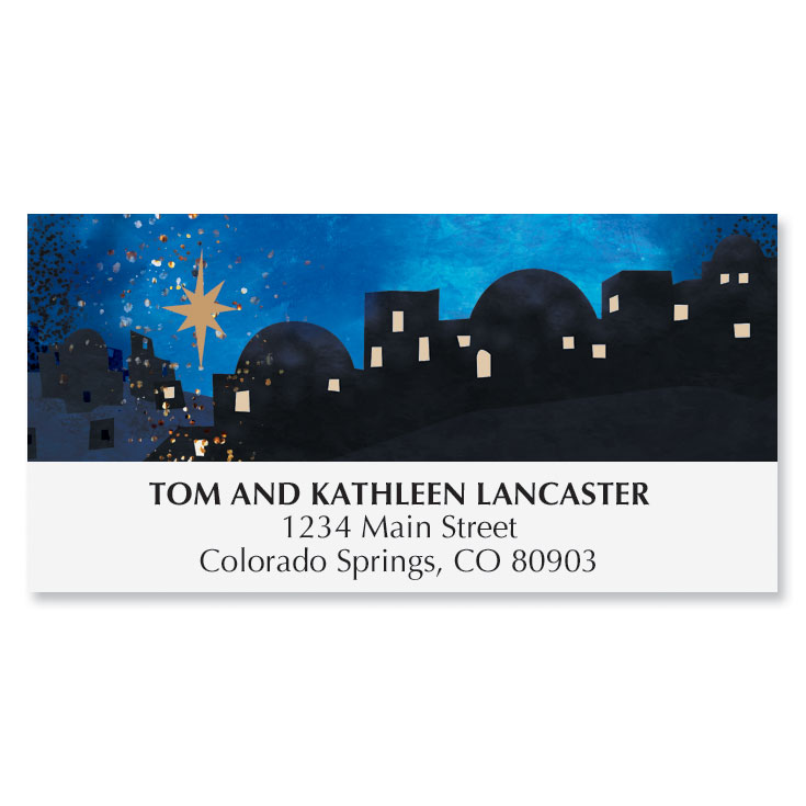 Oh Little Town Deluxe Address Labels | Current Catalog
