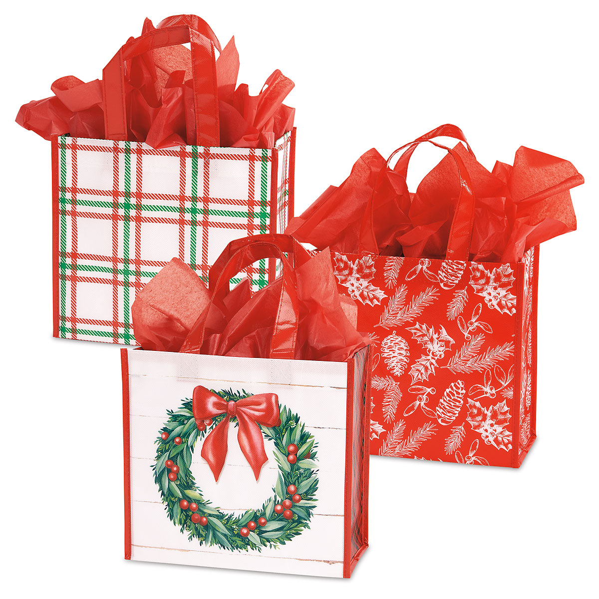 Modern Holiday Medium Gift Tote Bags - BOGO | Current Catalog