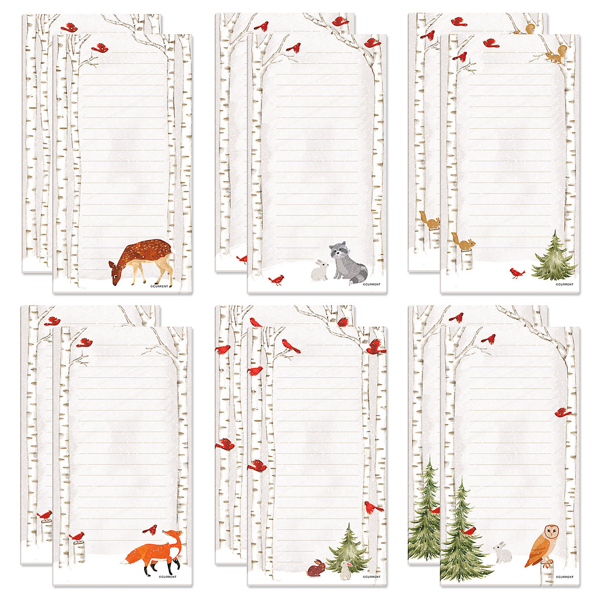 Cardinal Woods Magnetic Shopping List Pads | Current Catalog