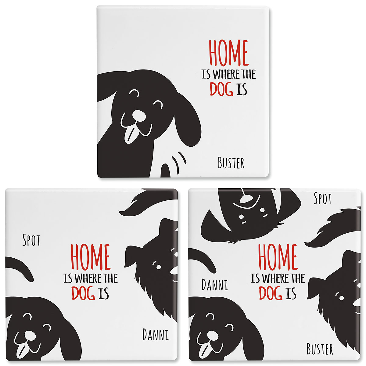 Favorite Dog Personalized Ceramic Coasters | Current Catalog