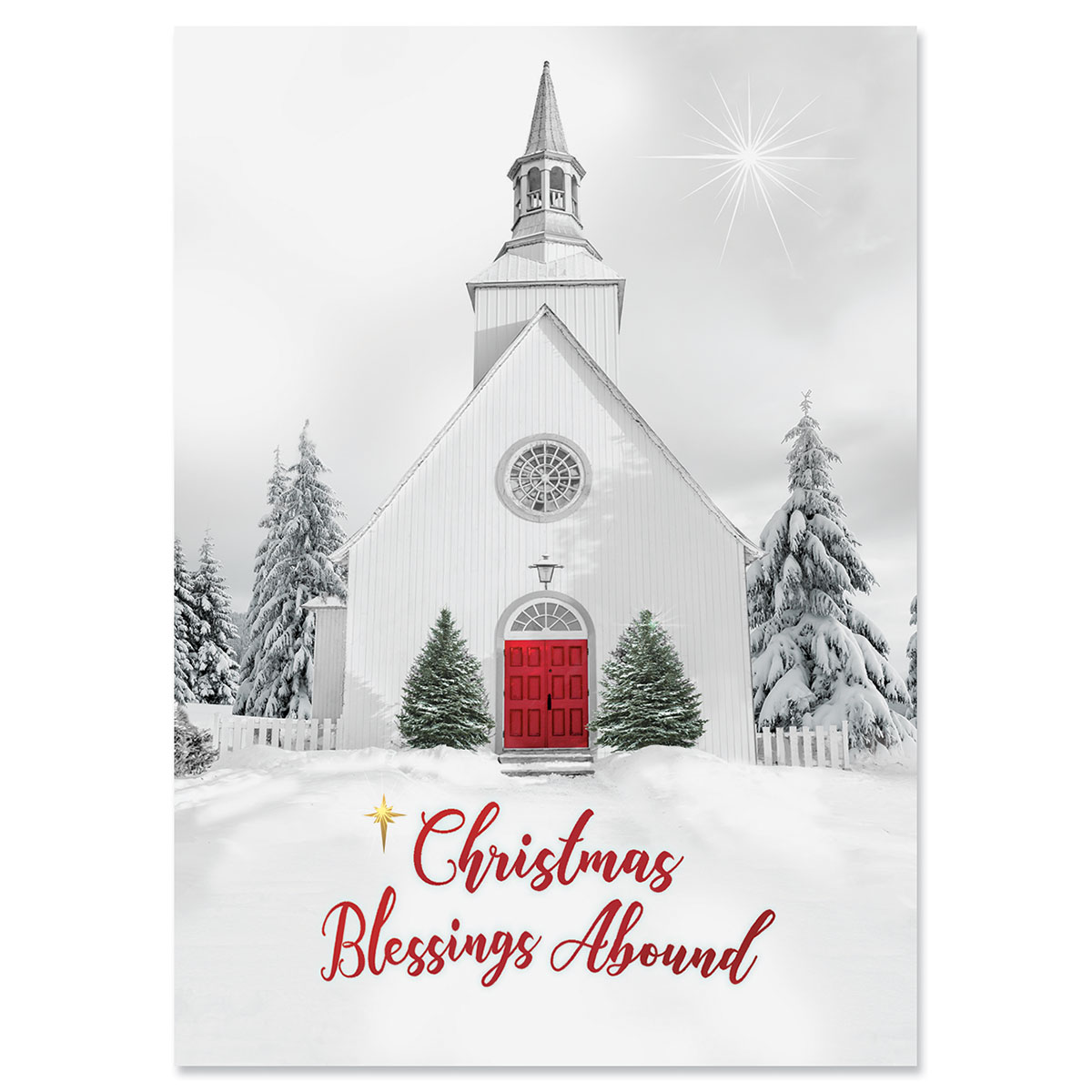 Country Church Religious Christmas Cards | Current Catalog