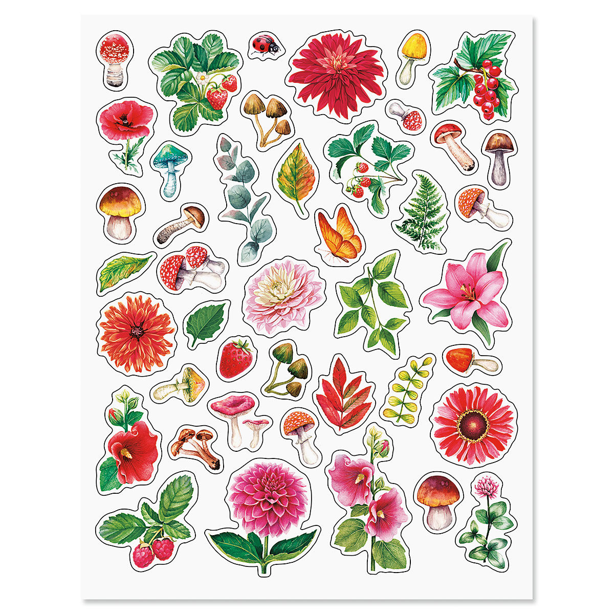Mushroom Botanical Stickers - BOGO | Current Catalog
