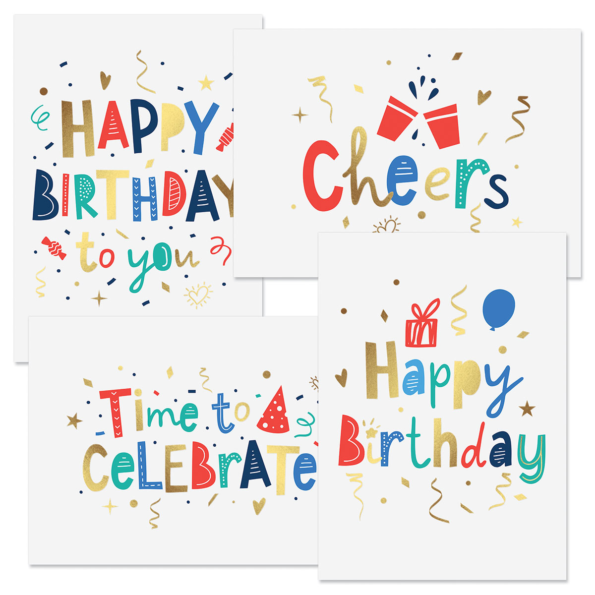 Gold Foil Time to Celebrate Cards | Current Catalog