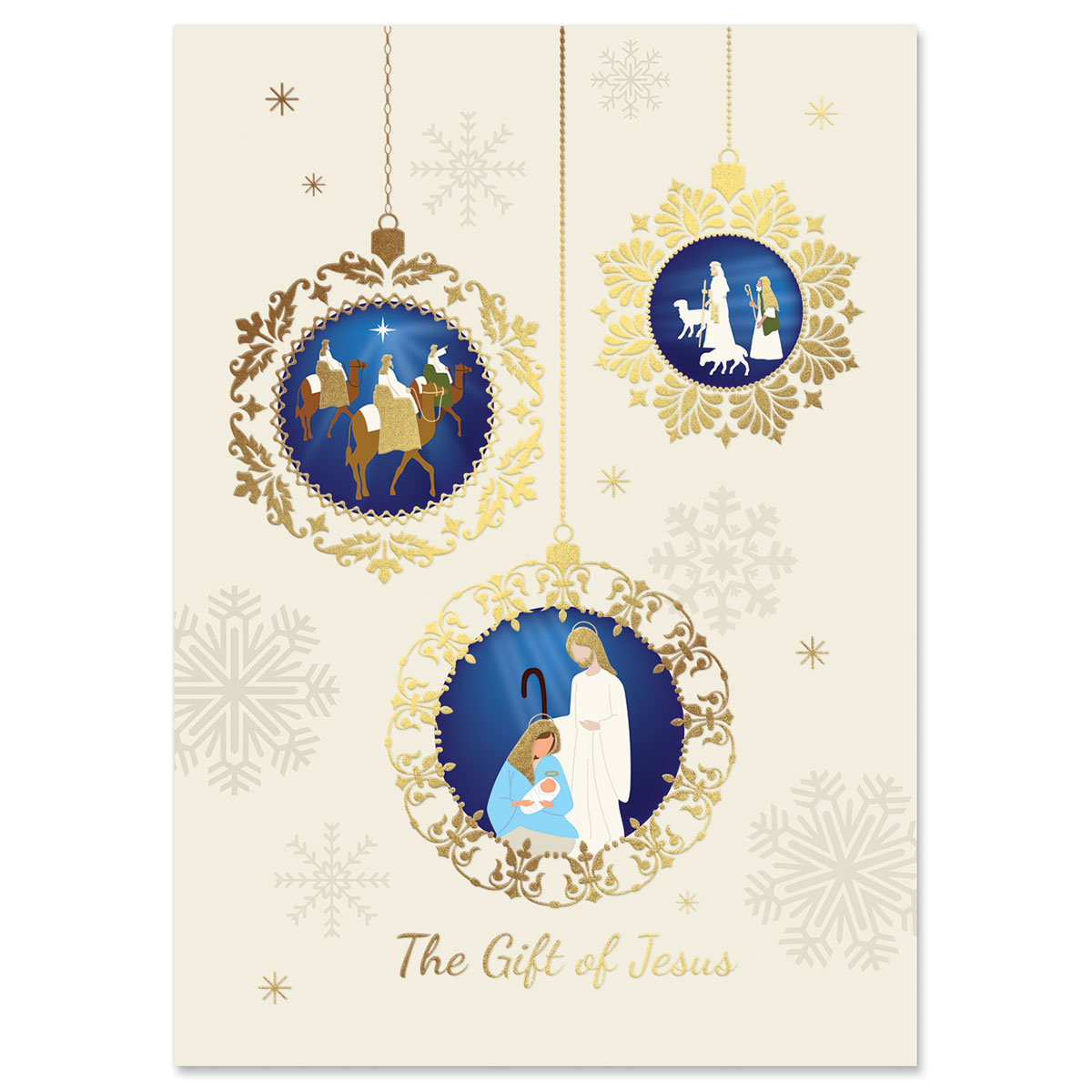 Nativity Deluxe Foil Christmas Cards | Current Catalog