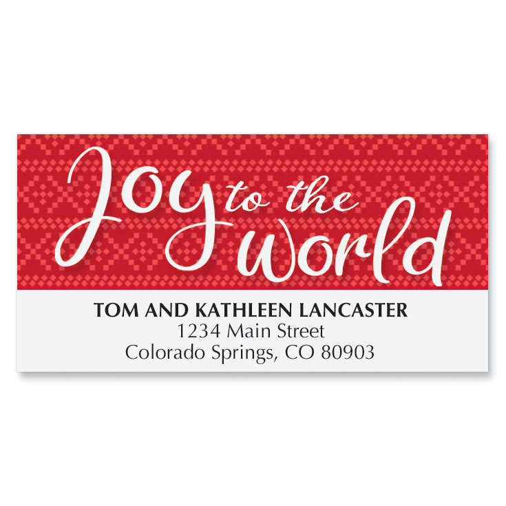 Sparkling Holiday Deluxe Address Labels | Current Catalog