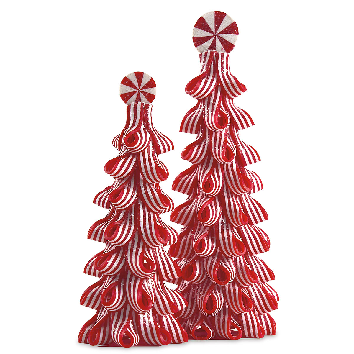 Peppermint Ribbon Candy Trees 622496 | Current Catalog