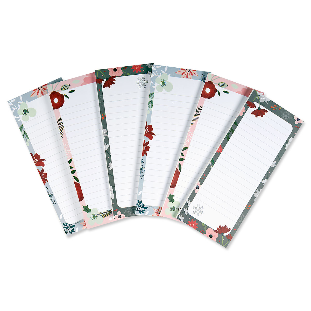 Winter Floral Magnetic List Pads | Current Catalog