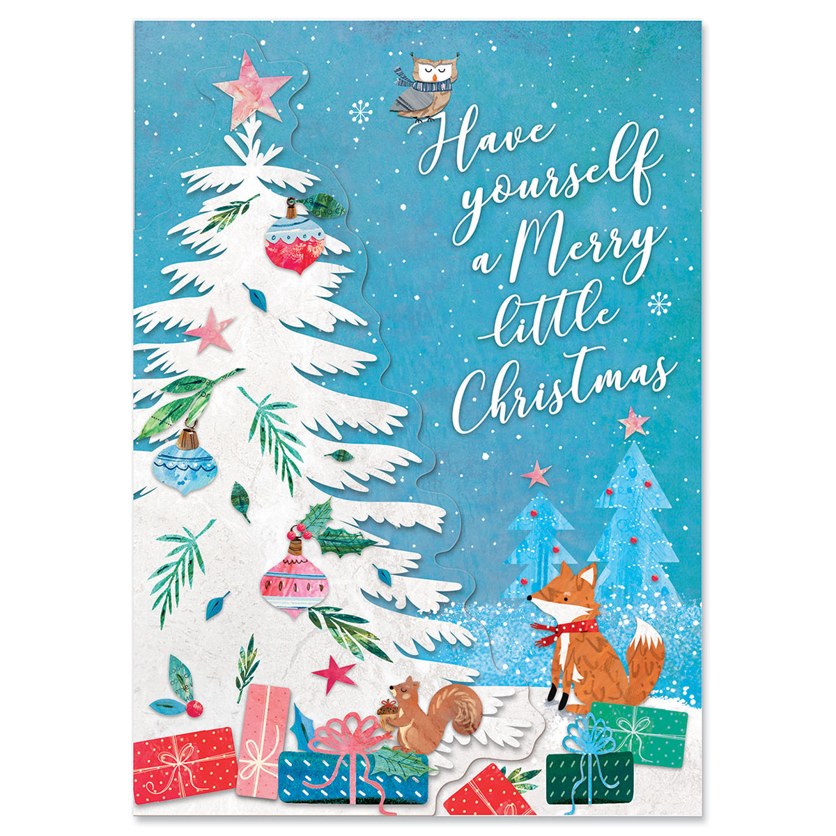 Diecut Tree Friends Christmas Cards | Current Catalog