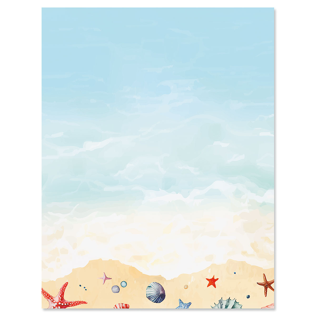 Dreamy Beach Letter Papers | Current Catalog