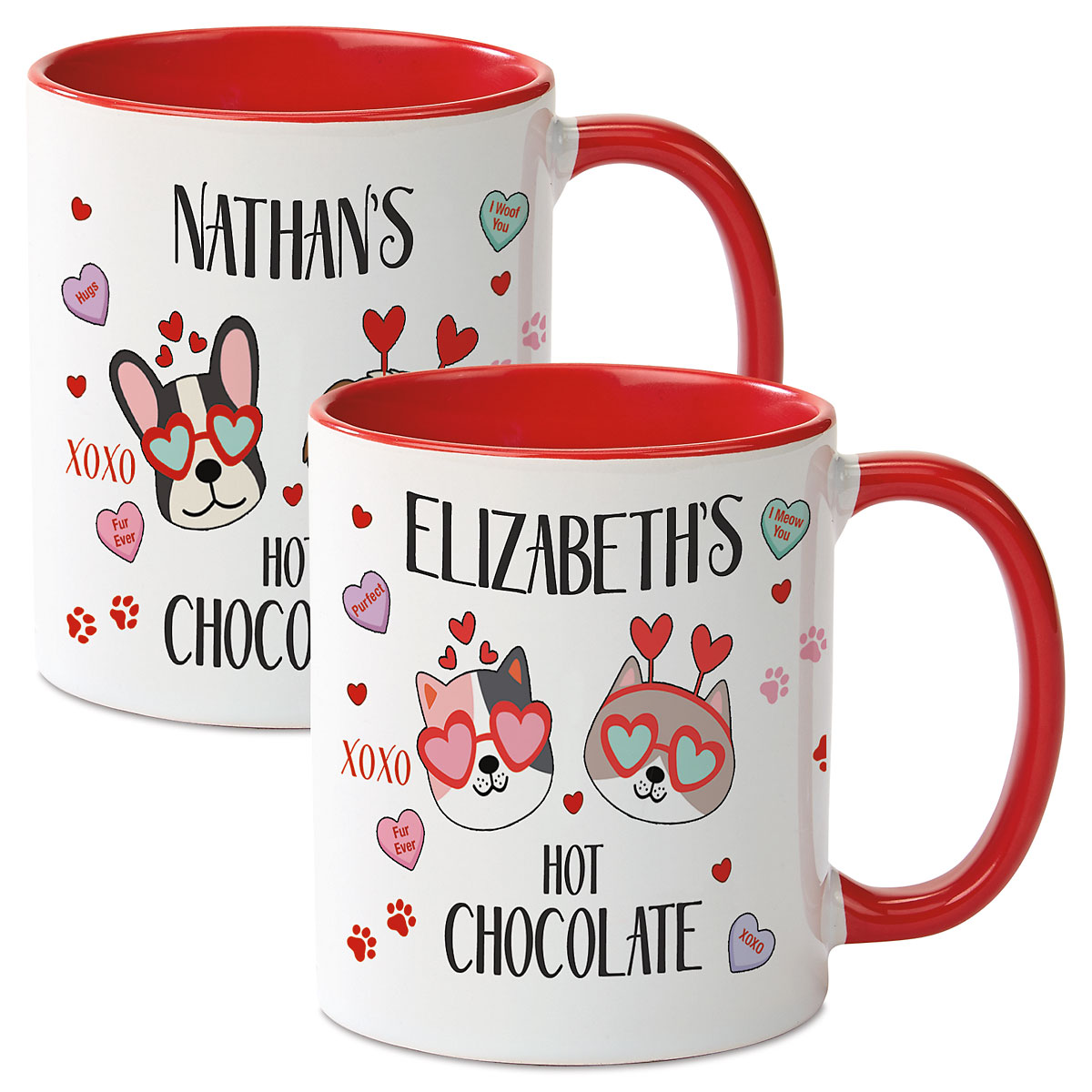 Valentine's Hot Chocolate Personalized Mug | Current Catalog