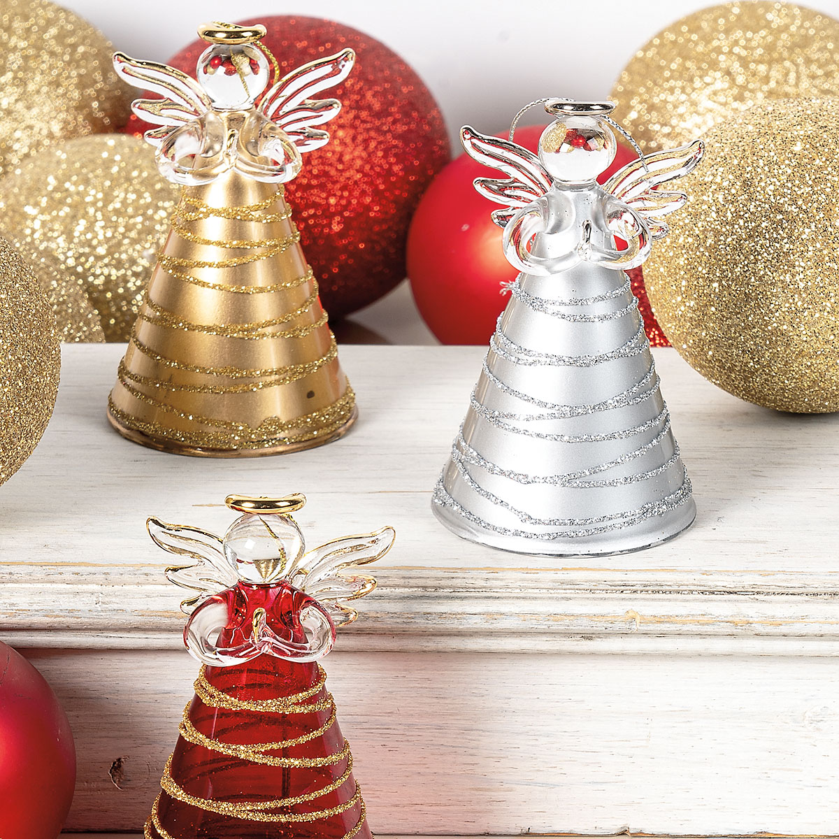 Glass Shimmer Angels | Current Catalog