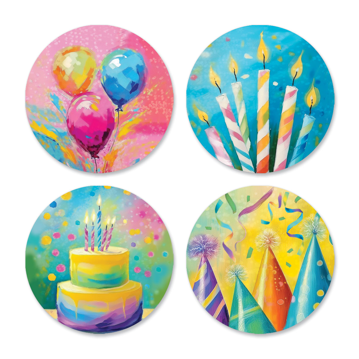 Birthday Impressions Seals (4 Designs) | Current Catalog