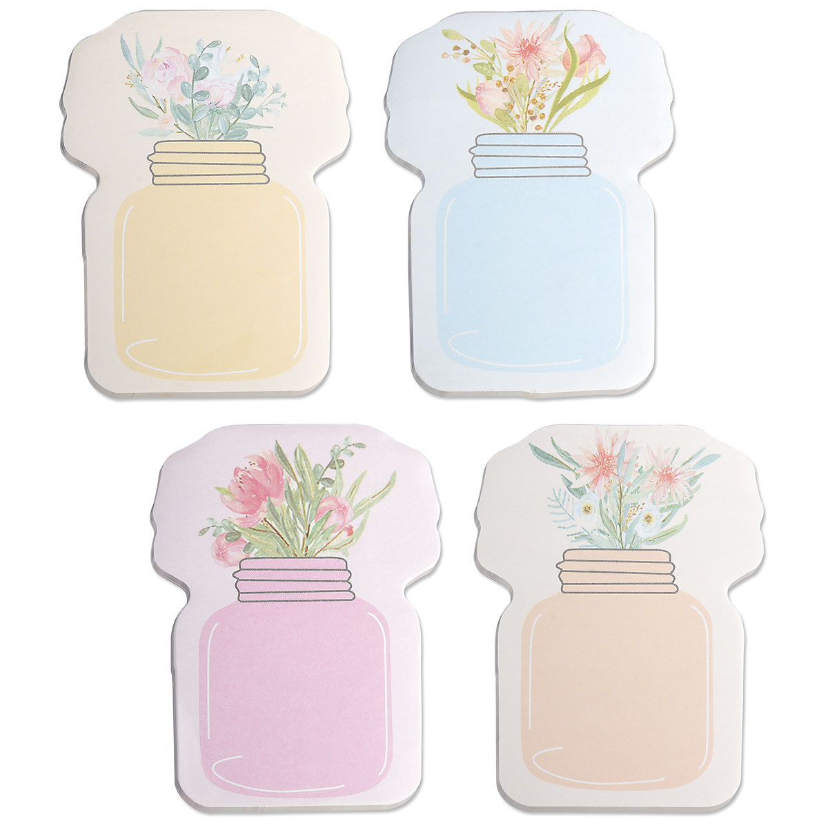 Mason Jar Floral Sticky Notes - BOGO | Current Catalog