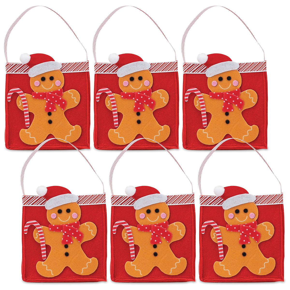 Gingerbread Felt Treat Bags | Current Catalog