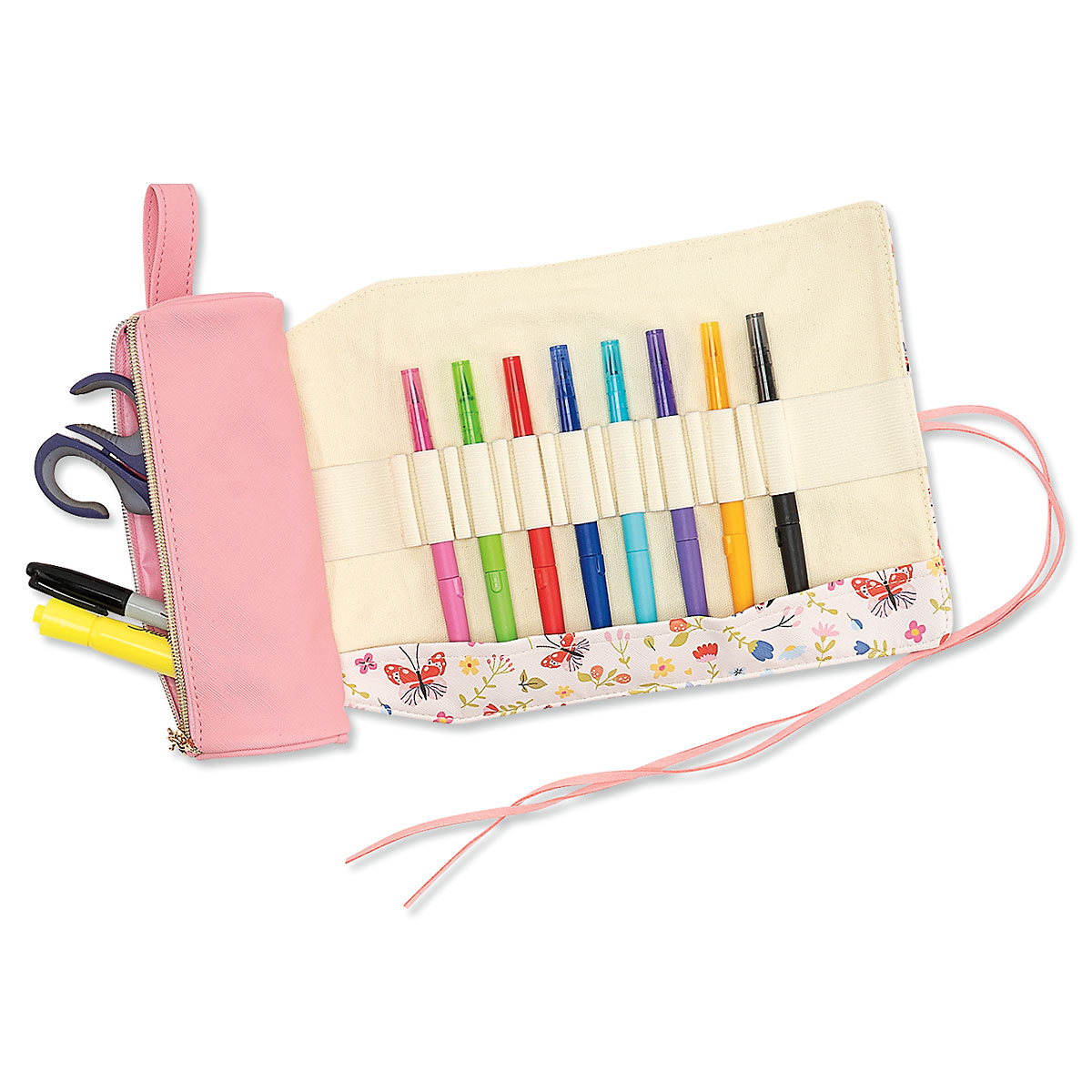 Floral Butterfly Roll Up Case | Current Catalog