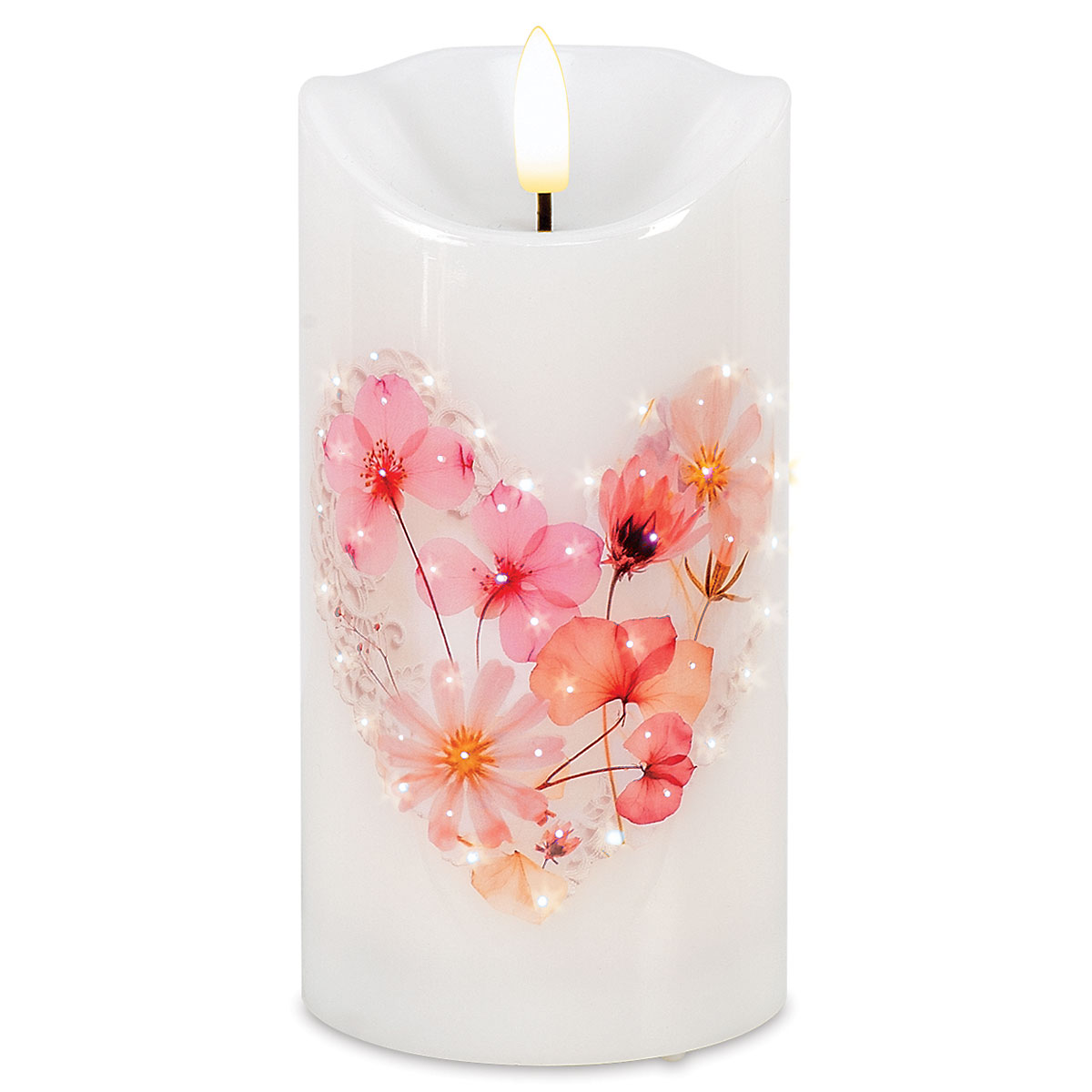 LED Vintage Floral Candle | Current Catalog