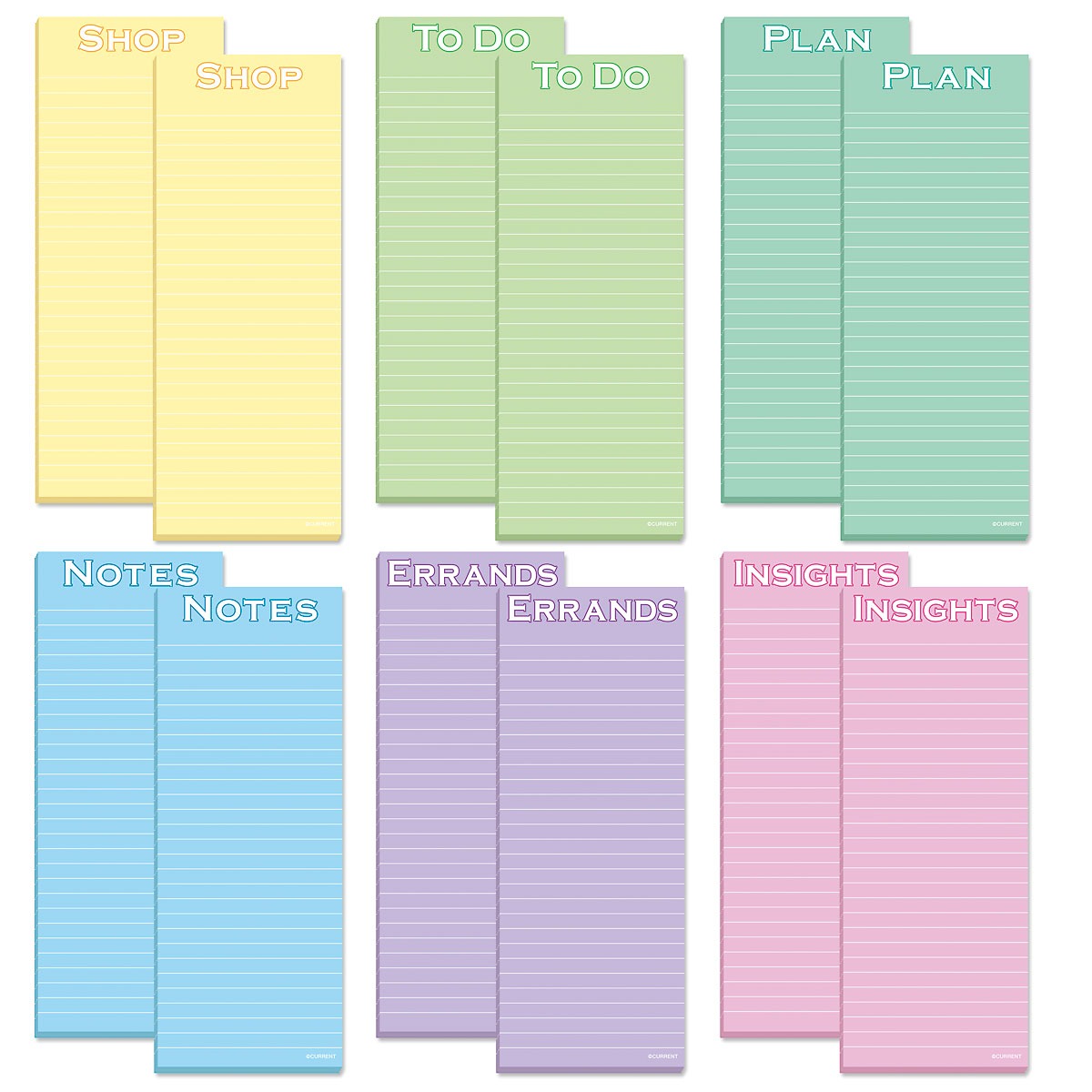 Multi Task Shopping List Pads | Current Catalog