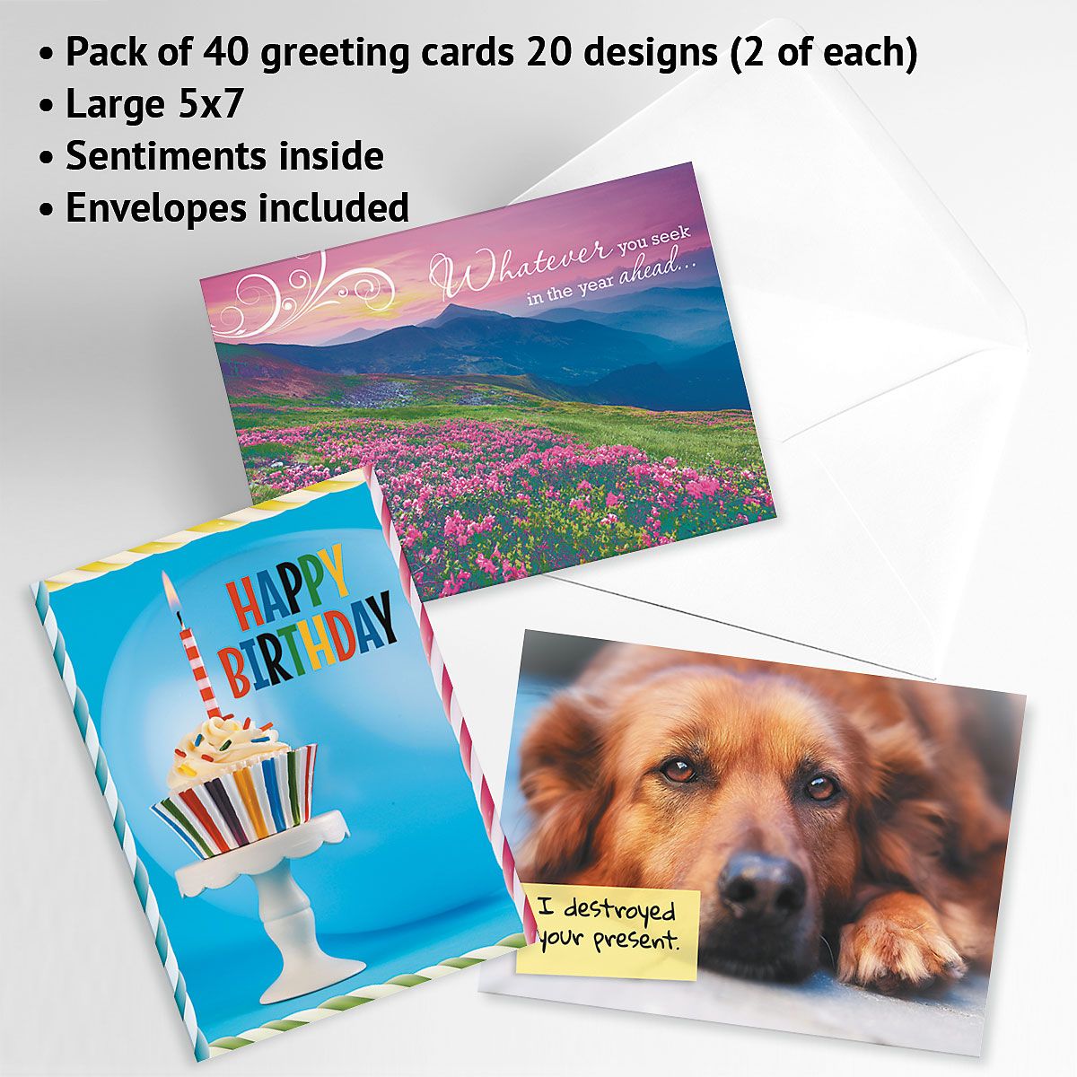 Mega Birthday Greeting Cards Value Pack | Current Catalog