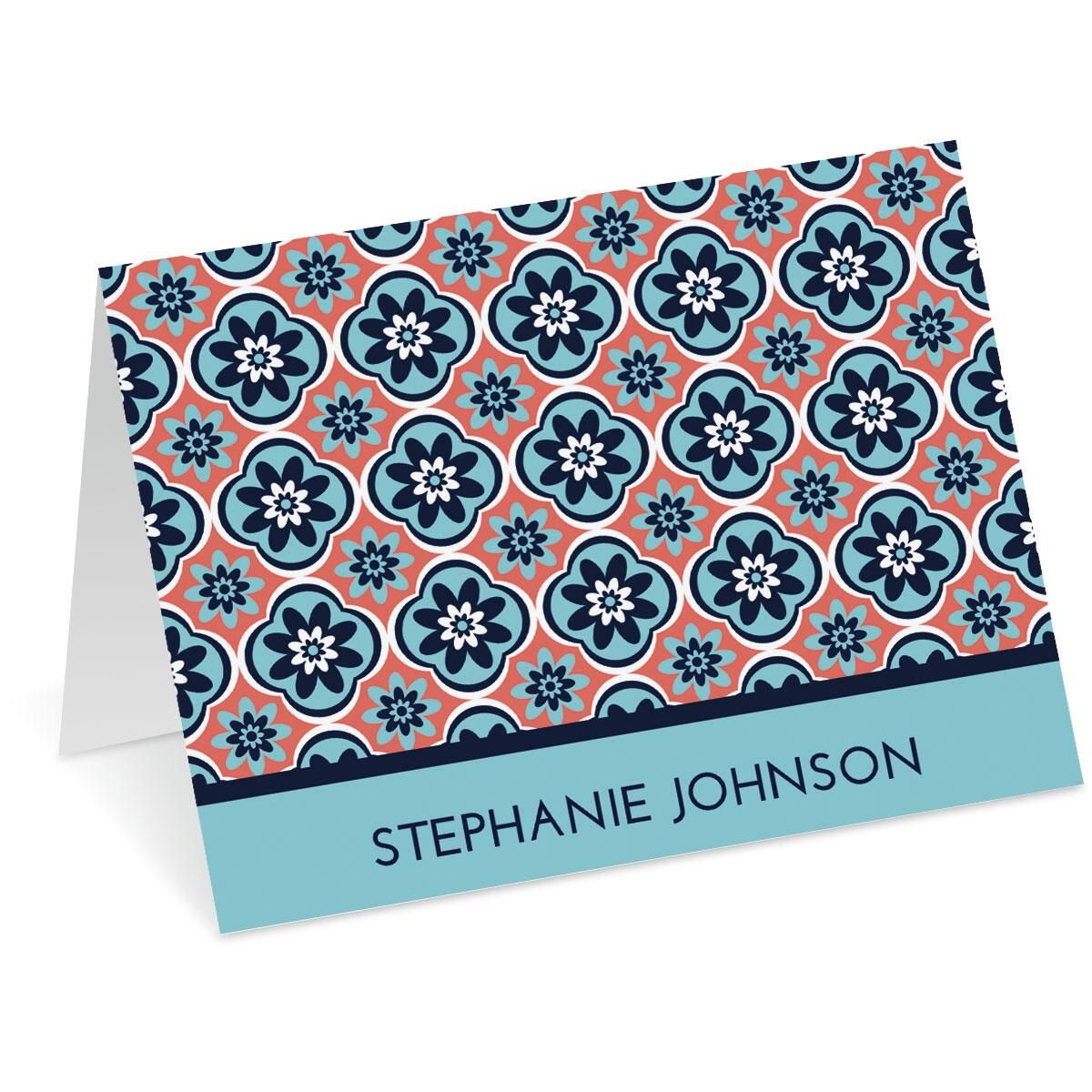 Mosaic Personalized Note Cards | Current Catalog