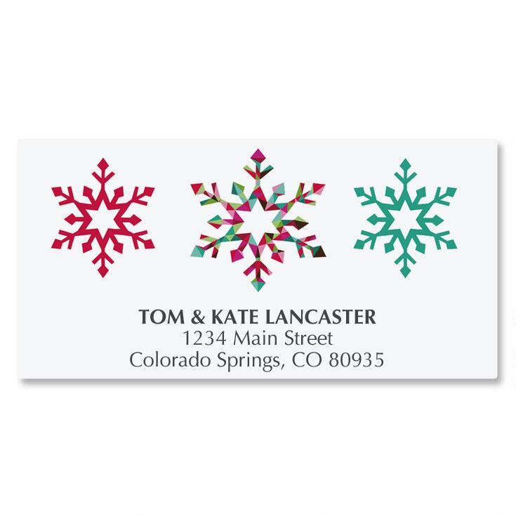 Snowflake Season Deluxe Address Labels | Current Catalog