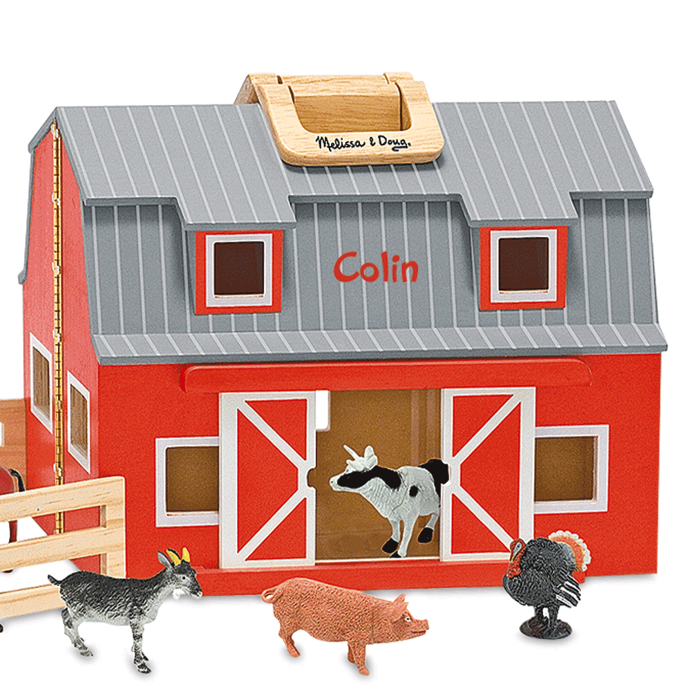 Fold & Go Personalized Barn by Melissa & Doug® | Current Catalog