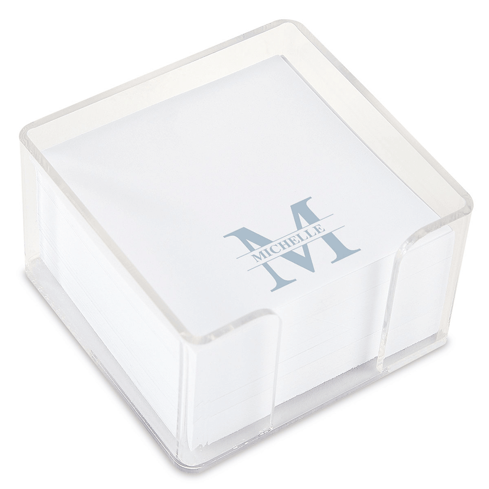 Front & Center Personalized Note Sheets in a Cube | Current Catalog