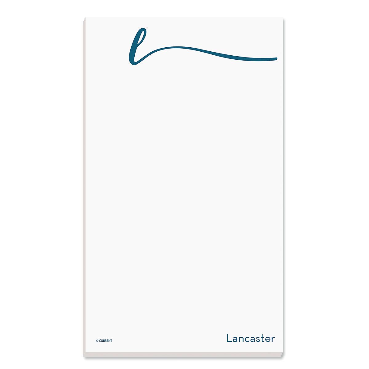 Cursive Initial Personalized Note Pads | Current Catalog