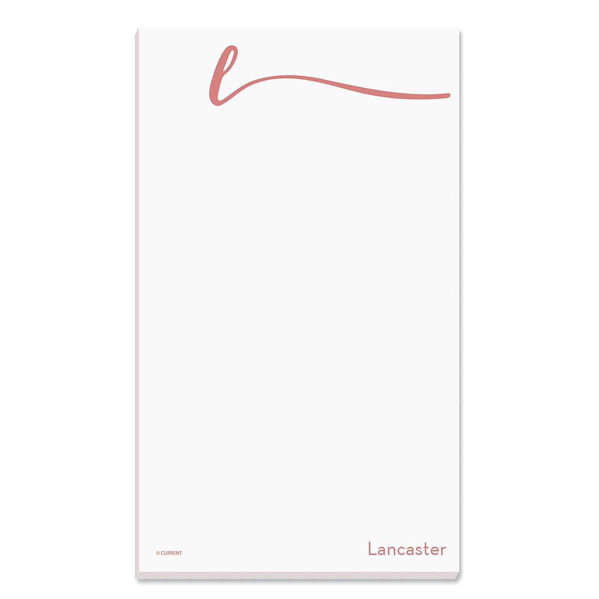 Cursive Initial Personalized Note Pads | Current Catalog