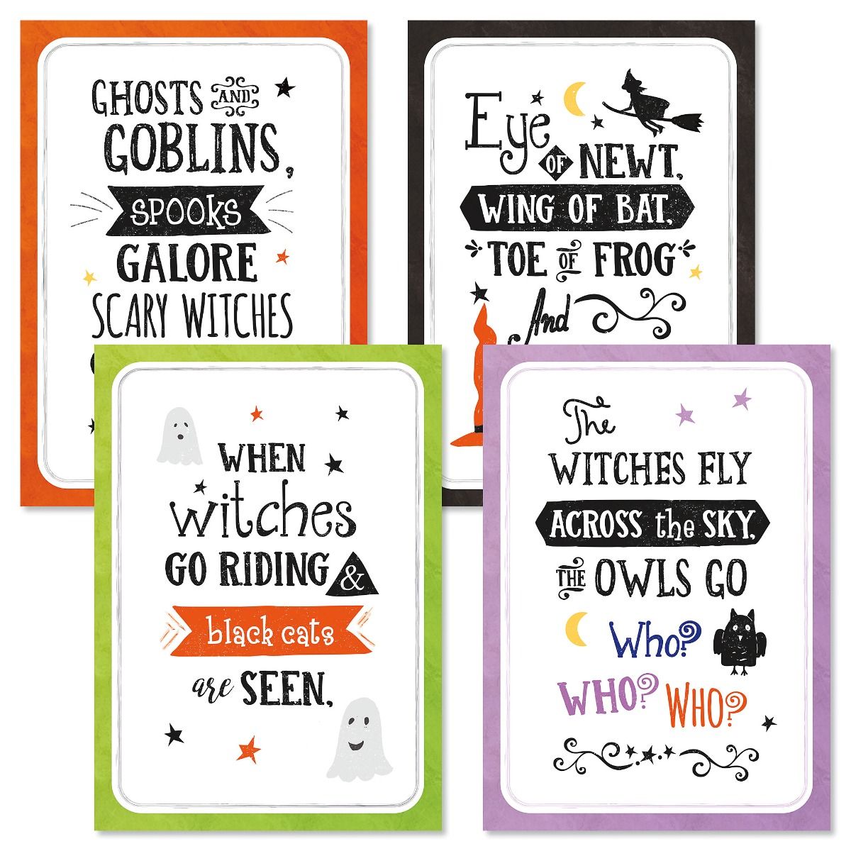 Halloween Verse Cards Current Catalog