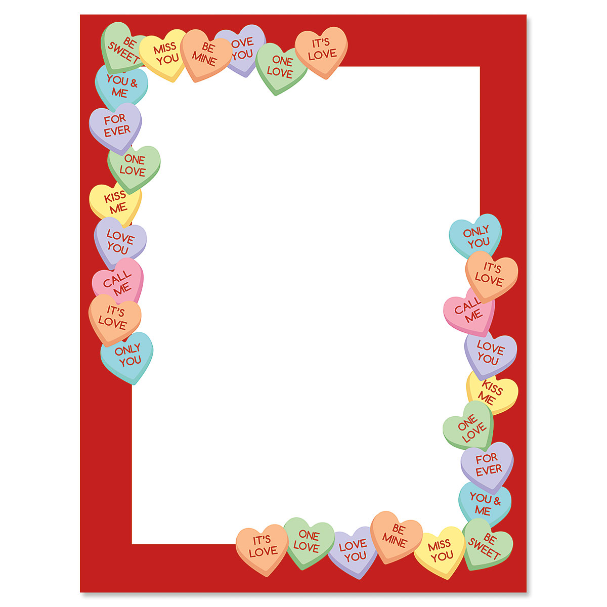 Candy Heart's Letter Paper | Current Catalog