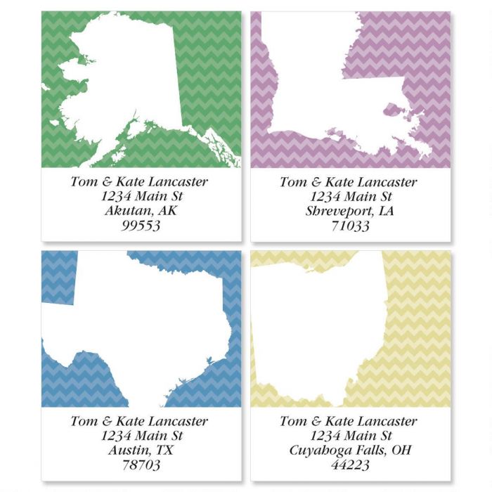 Personalized Your State Address Labels | Current Catalog