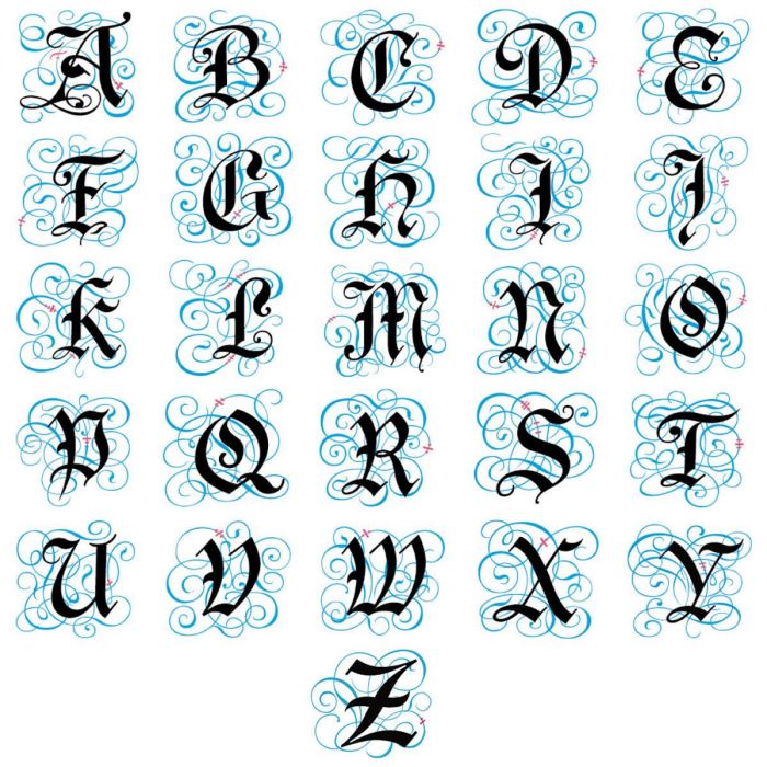 Gothic Monogram Classic Address Labels | Current Catalog