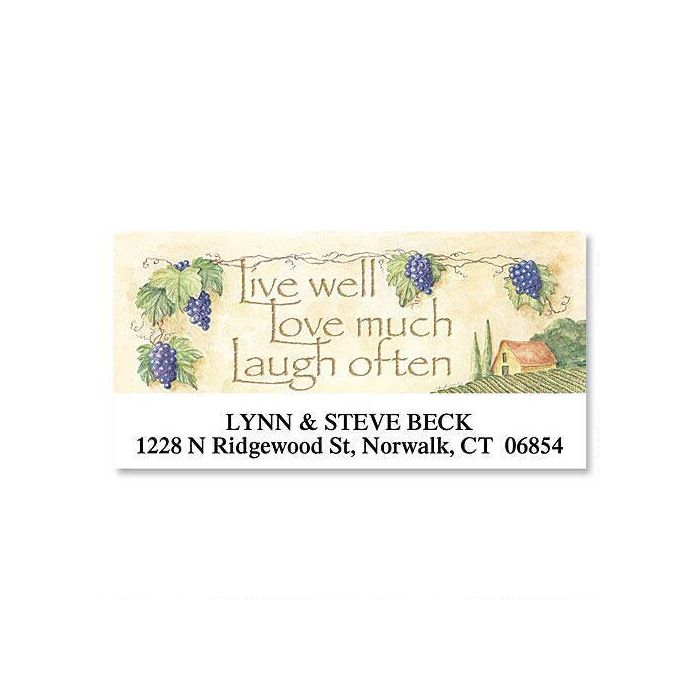 Live, Love, Laugh Deluxe Label | Current Catalog